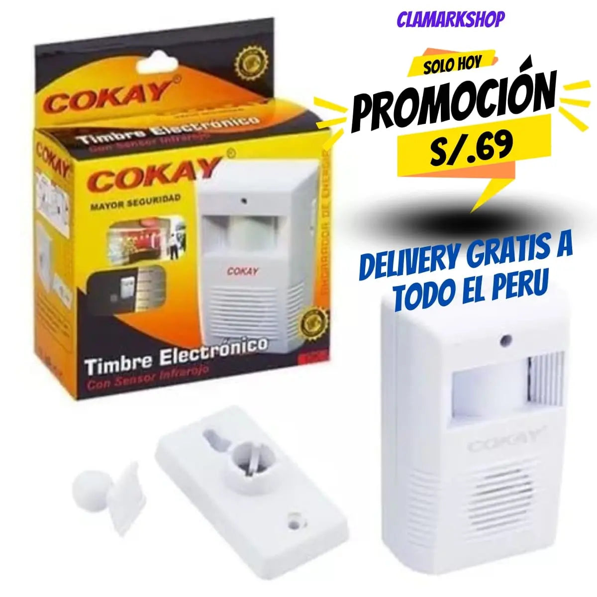 TIMBRE INTELIGENTE CON SENSOR – Clamark Shop