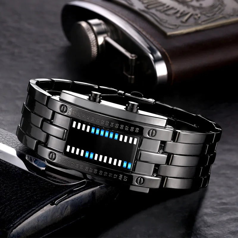 RELOJ BINARIO FUTURISTA PARA HOMBRES Y MUJERES – Clamark Shop